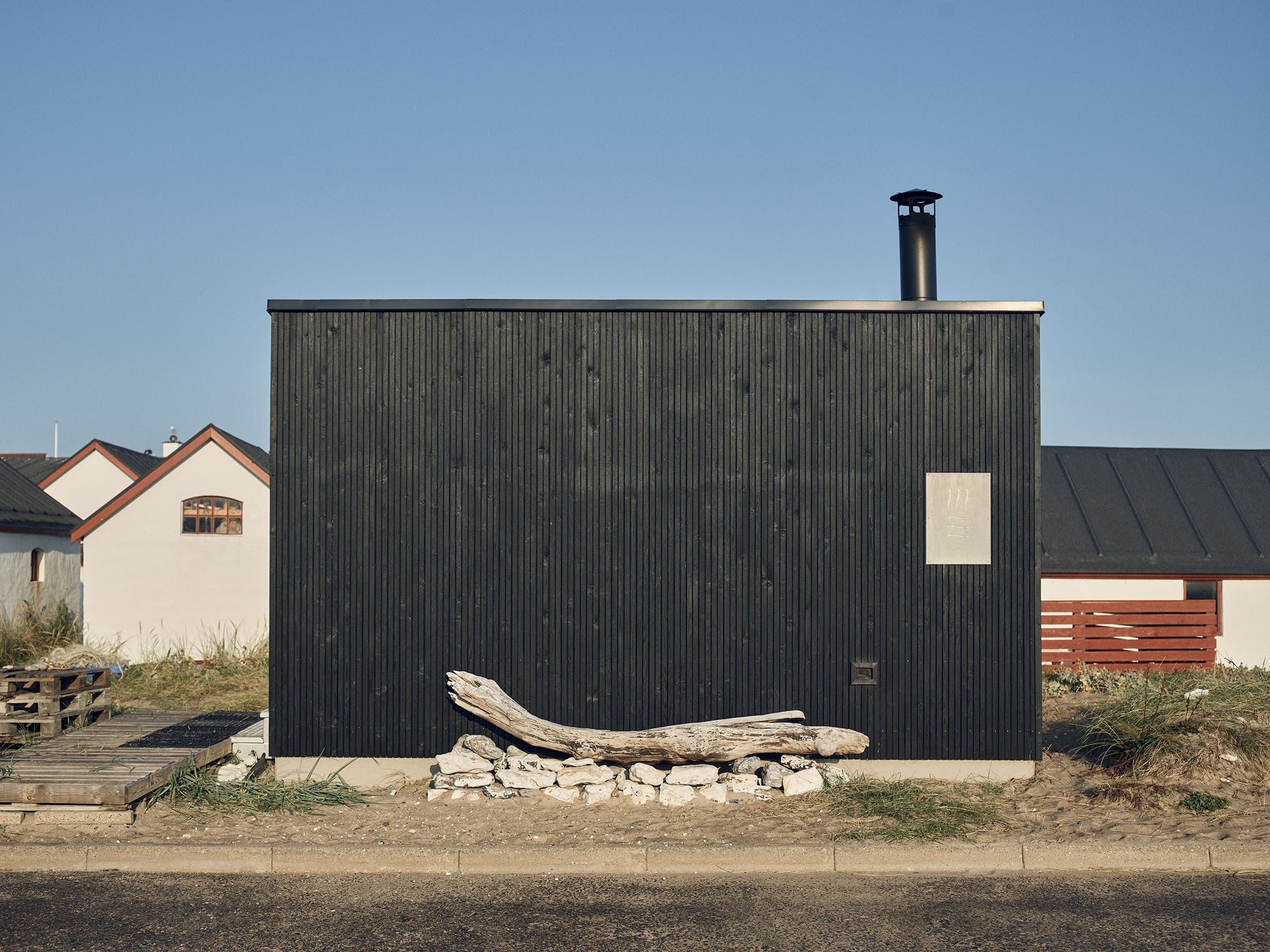 Badstue ved stranden i Klitmøller - Superwood.dk