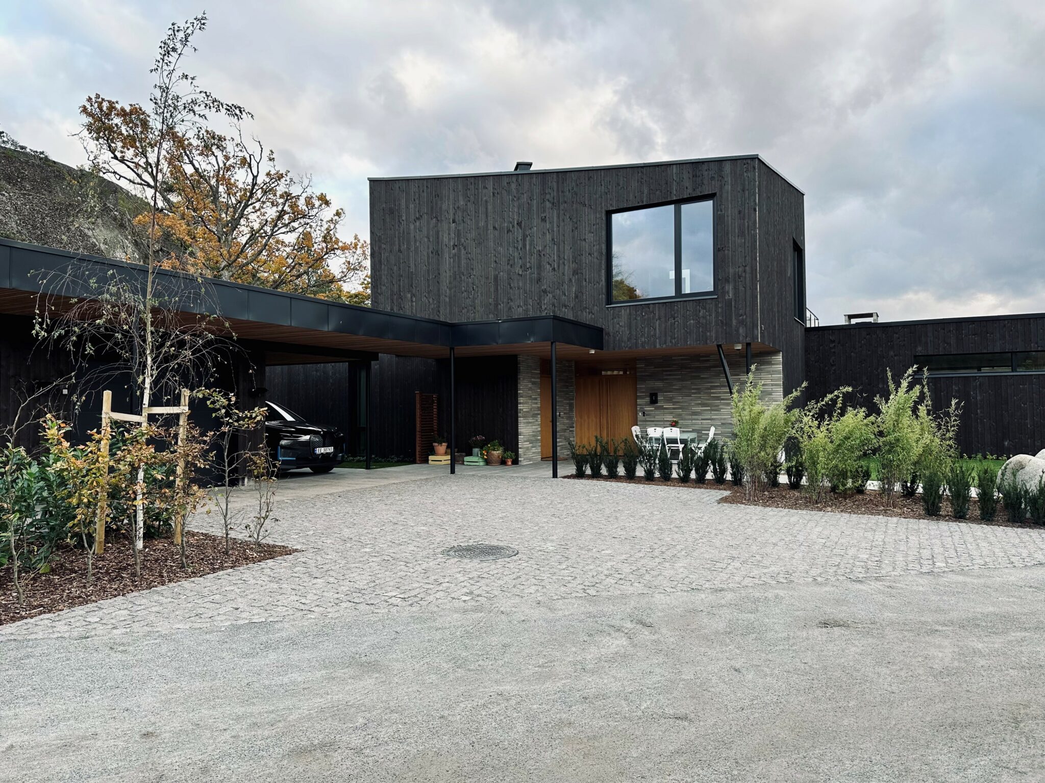 Moderne og funksjonell villa med Superwood kledning